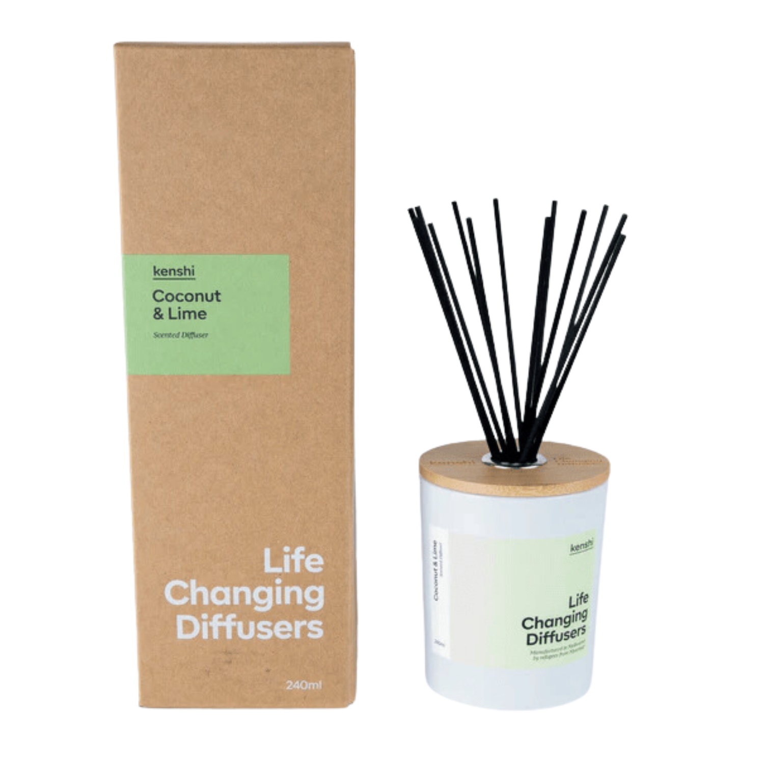 Coconut & Lime Diffuser 240ml – Kenshi Candles